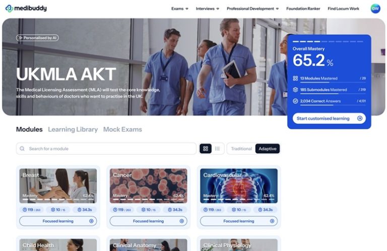 UKMLA AKT Question Bank | Medibuddy | MedCourse