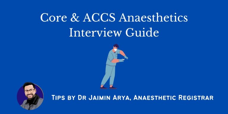 Core & ACCS Anaesthetics Interview Guide 2023 | MedCourse
